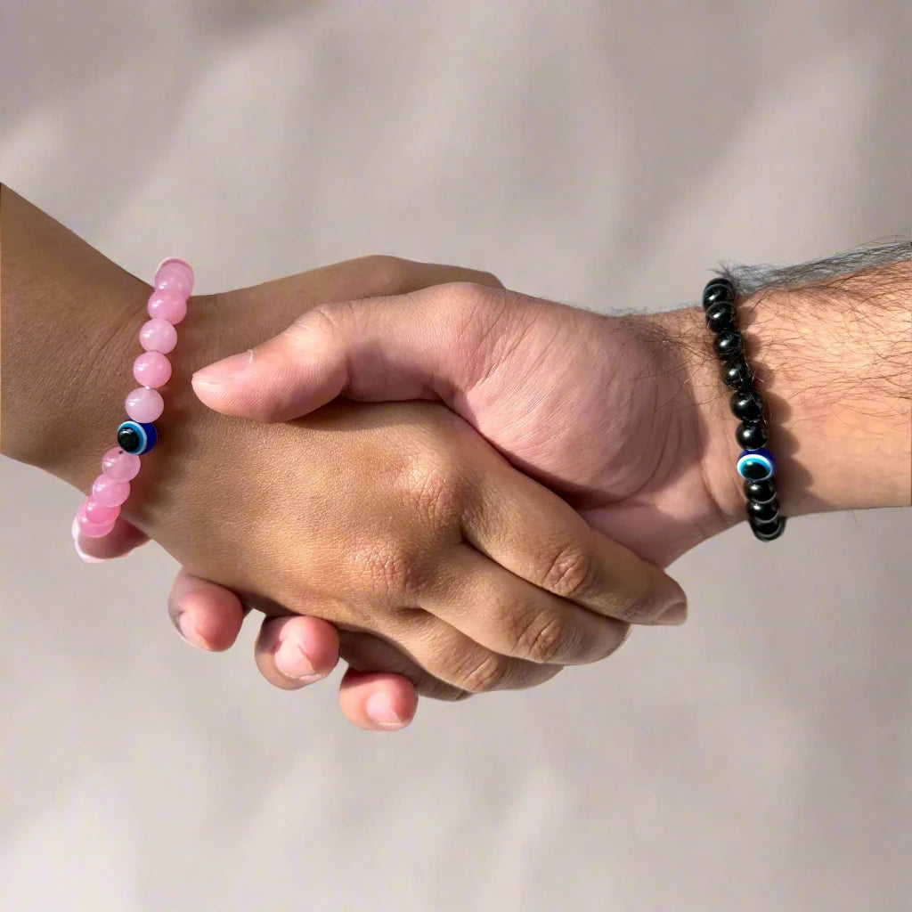 Couple Love Attraction Evil Eye Bracelet Combo